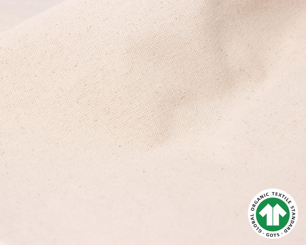 "Organic Cotton Fabric | Lightweight & GOTS Certified"