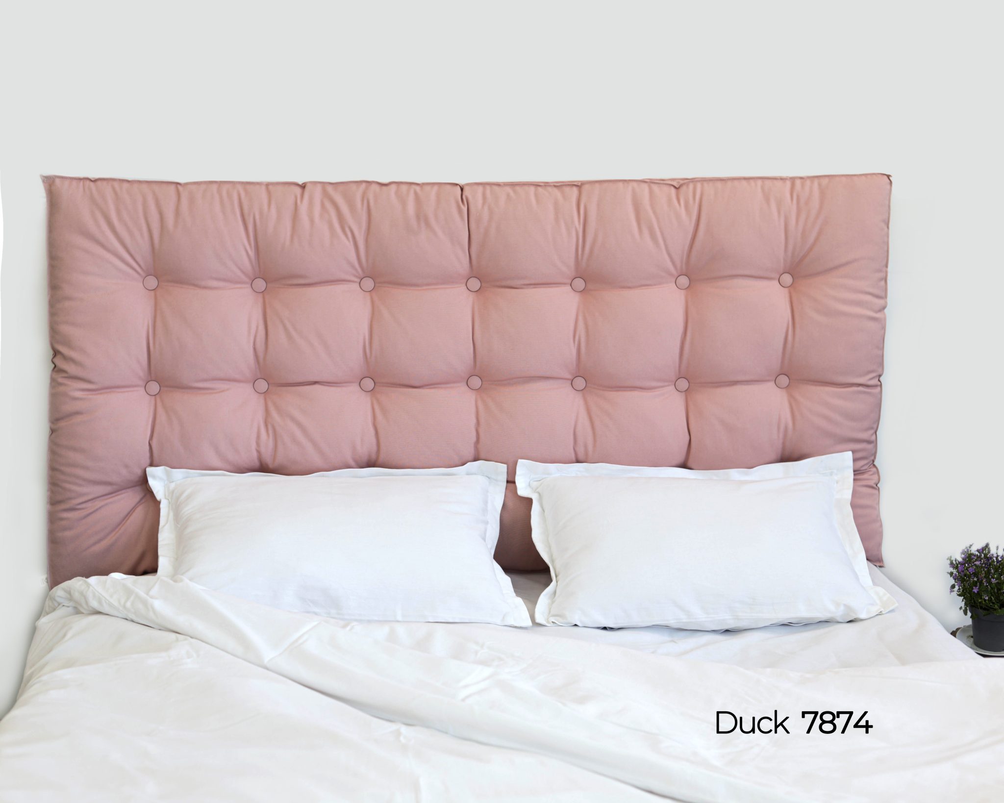 Custom Tufted Headboard Cushion | Organic Cotton Filling